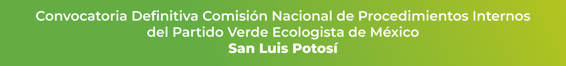 Inicio - Partido Verde Ecologista de México